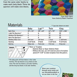 Arcade Game Pieced Quilt Quilting Pattern From Jaybird Quilts BRAND NEW ...