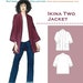 The Ikina Two Jacket Sewing Pattern, Sizes XS-XXL, From the Sewing ...