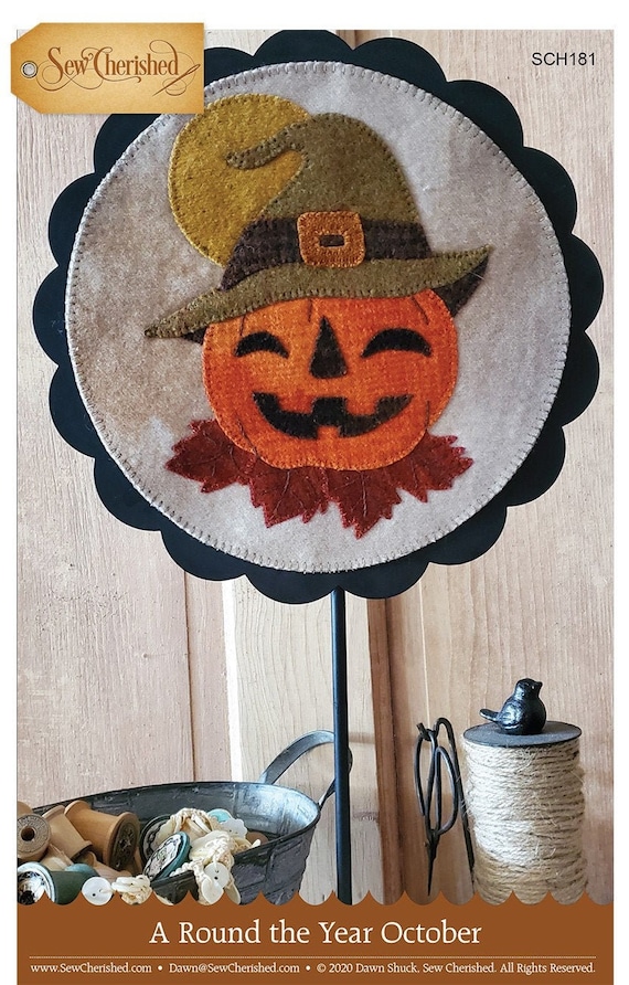 A Round the Year October Wool Sewing Pattern From Sew - Etsy
