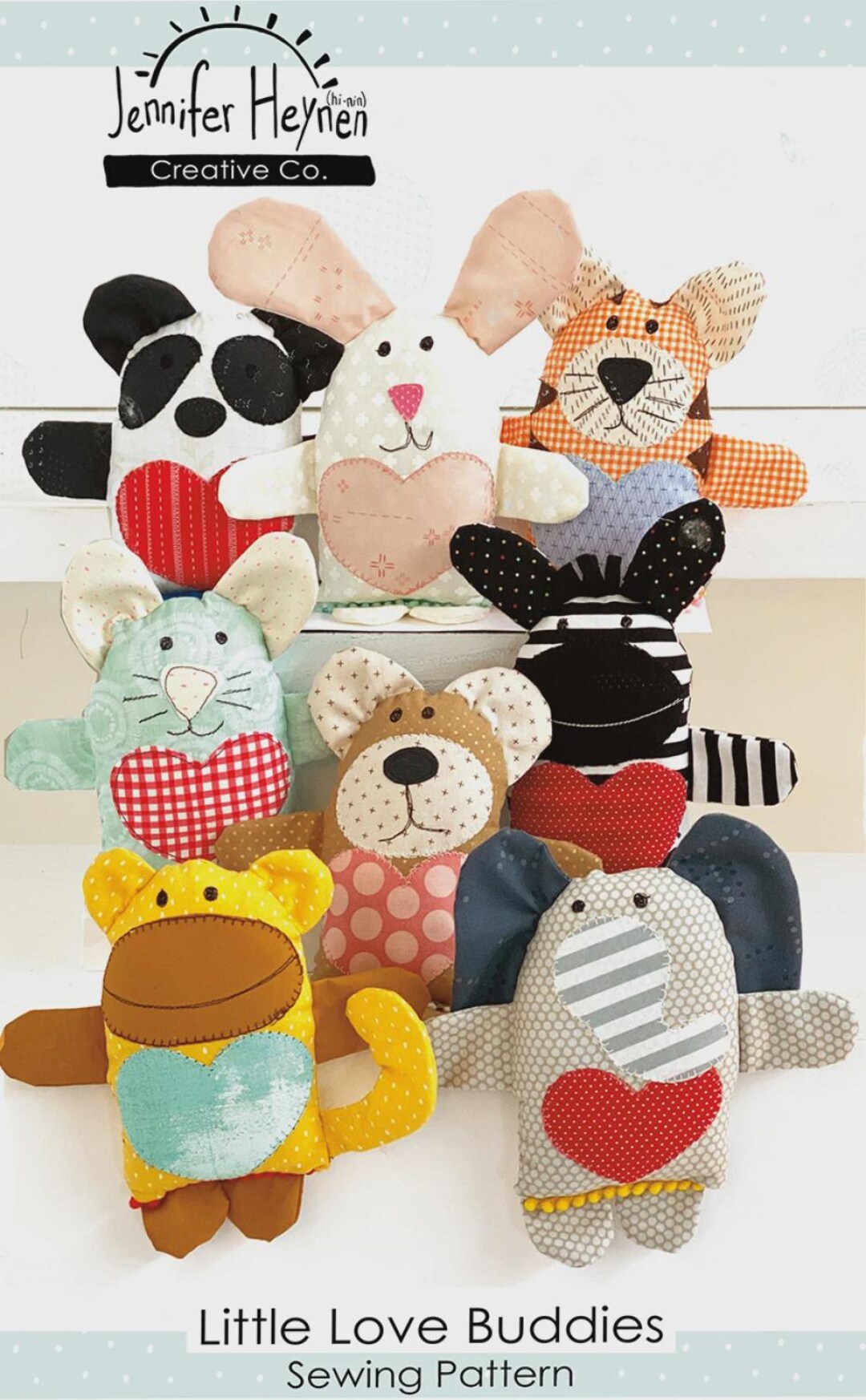 Little Love Buddies Sewing Pattern, From Jennifer Heynen Creative Co ...