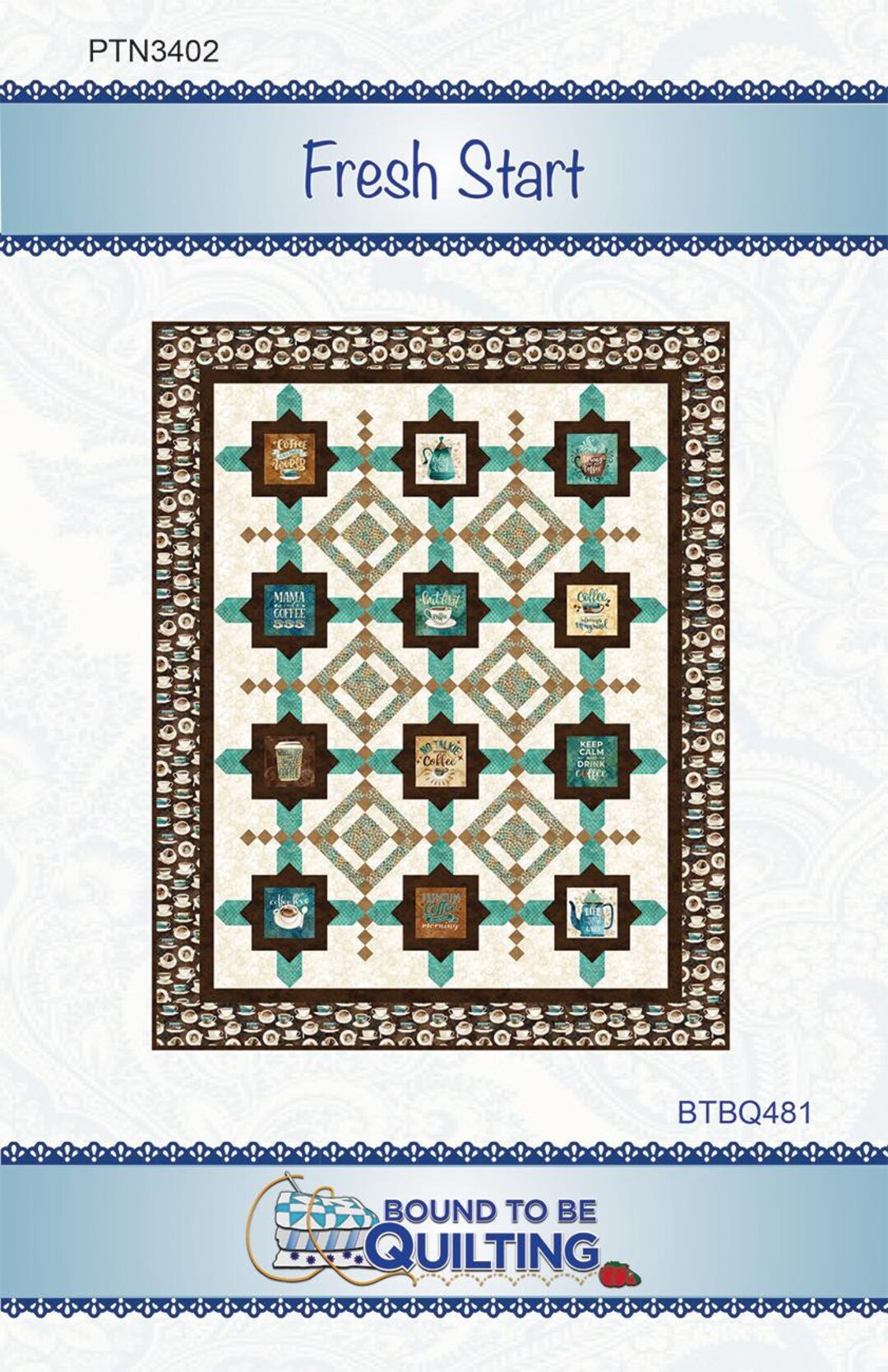 Fresh Start Quilt Pattern, From Bound to Be Quilting BRAND NEW, Please ...