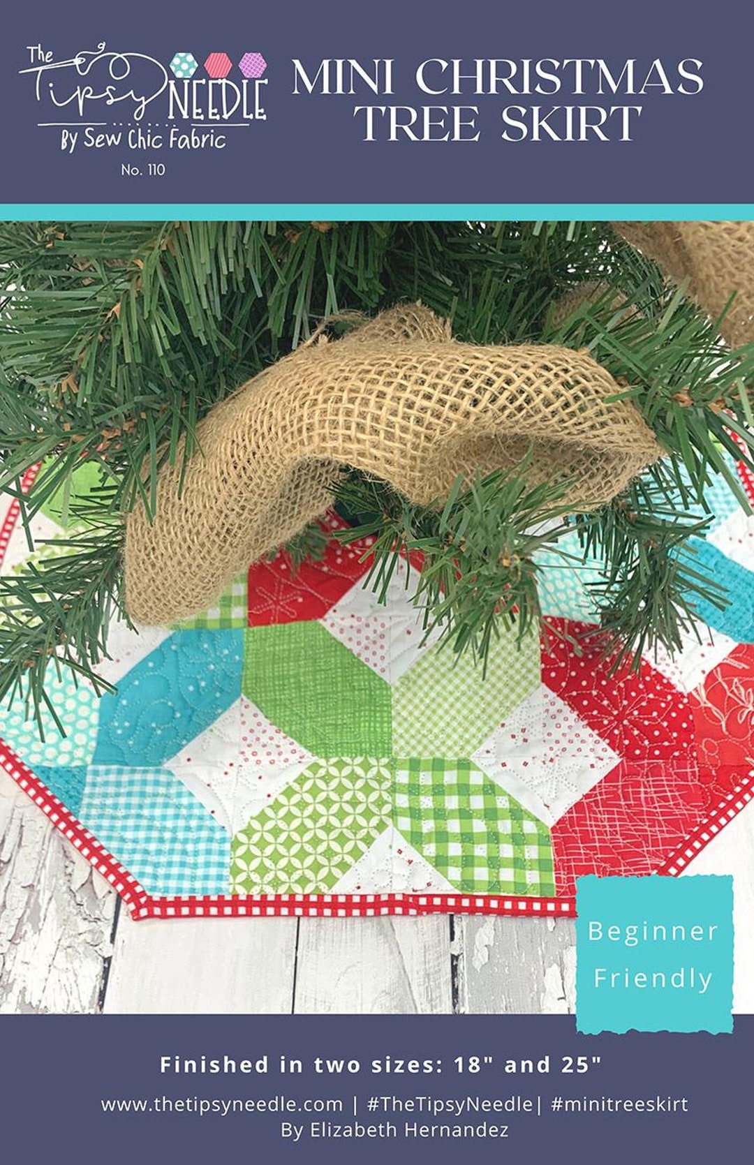 Mini Tree Skirt Sewing Pattern, From the Tipsy Needle BRAND NEW, Please ...