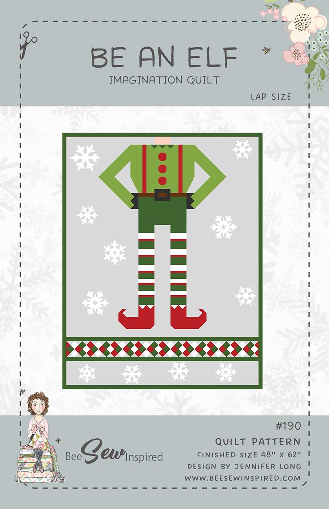 Be an Elf Be More, Imagination Quilt Pattern, From Bee Sew Inspired ...