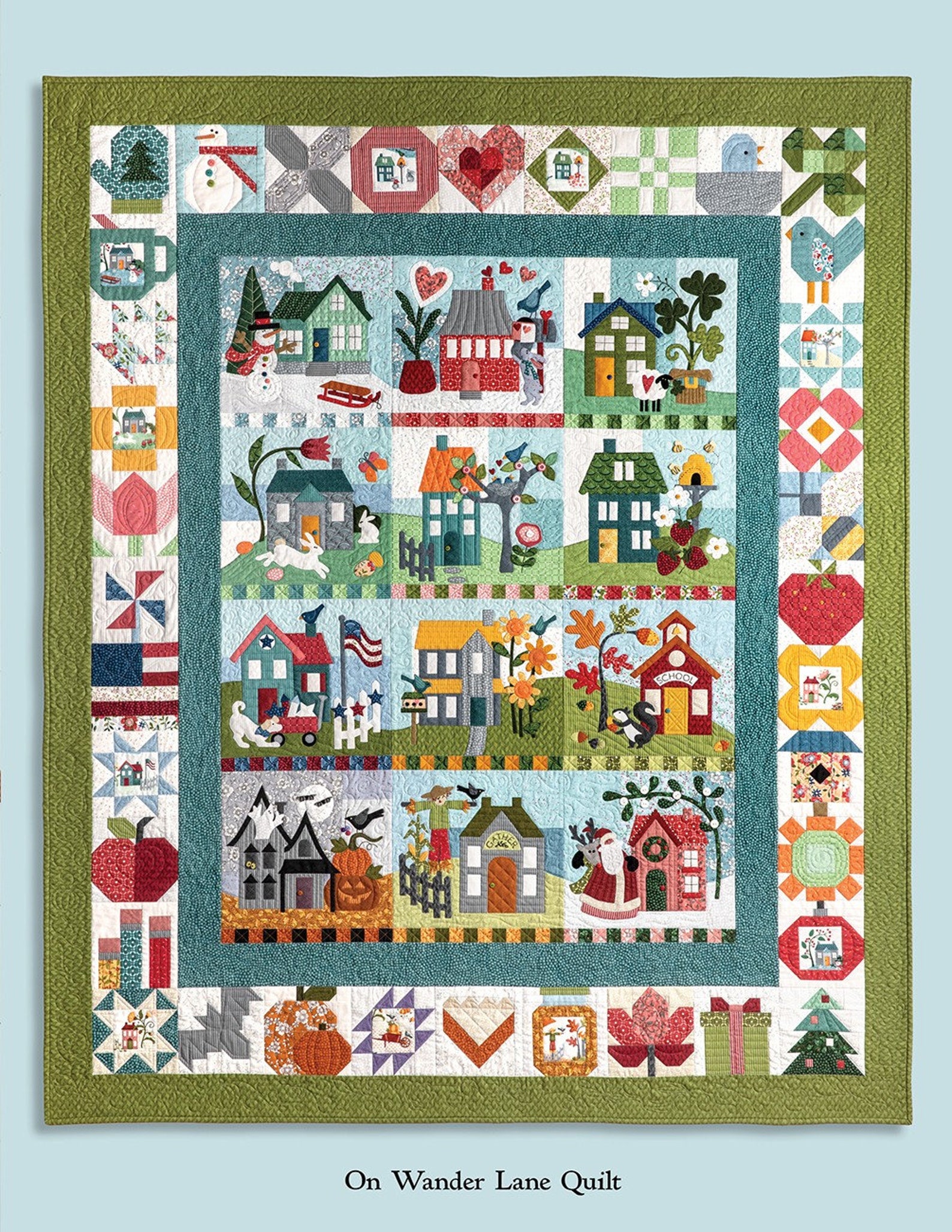 Harvest Acres on Wander Lane Quilt Quilting Pattern, From Art to Heart ...