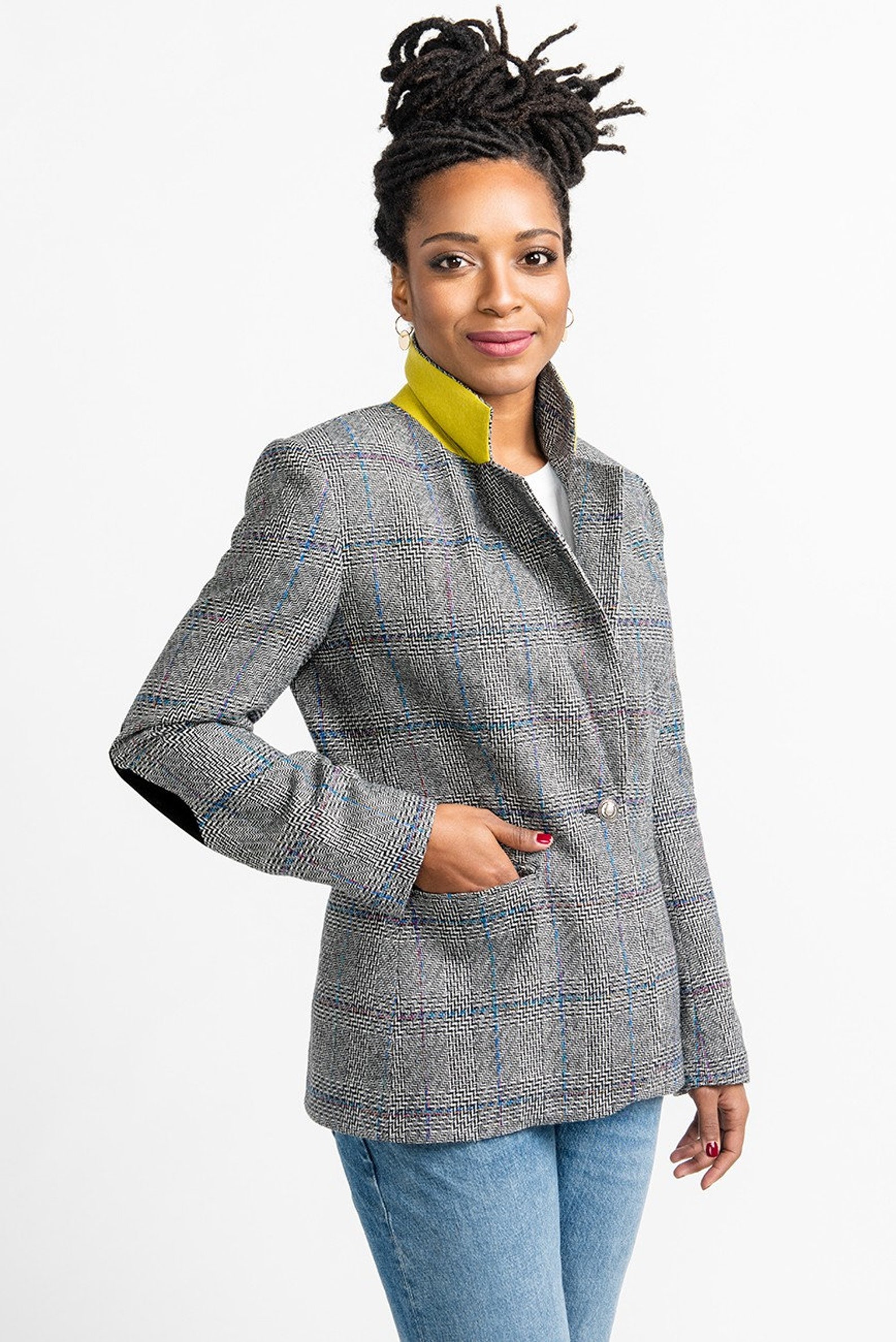 Jasika Blazer Coat Sewing Pattern, Sizes 0-20, From Closet Core Pattern ...