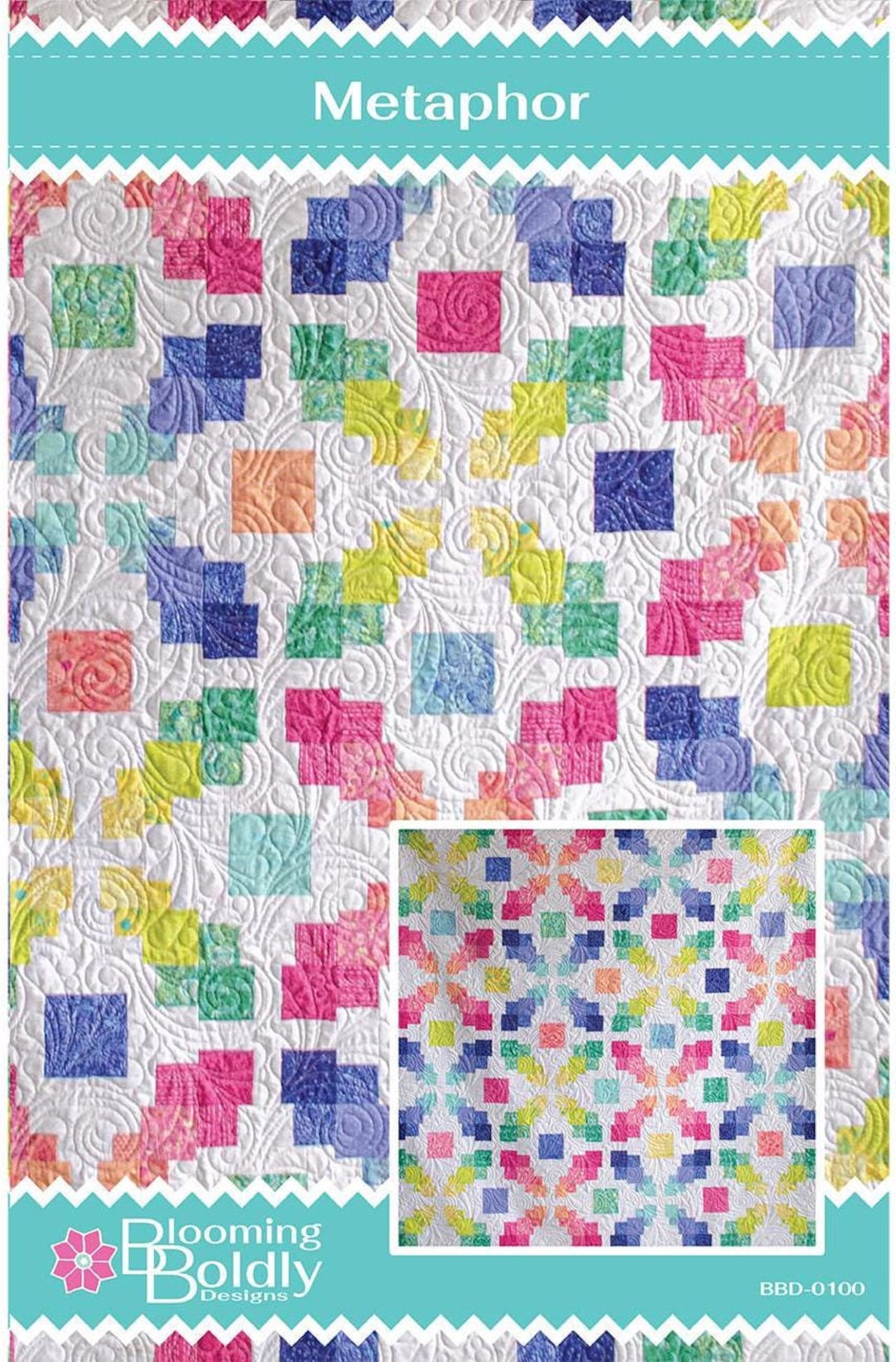 Metaphor Quilt Quilting Pattern From Blooming Boldly BRAND NEW, Please ...