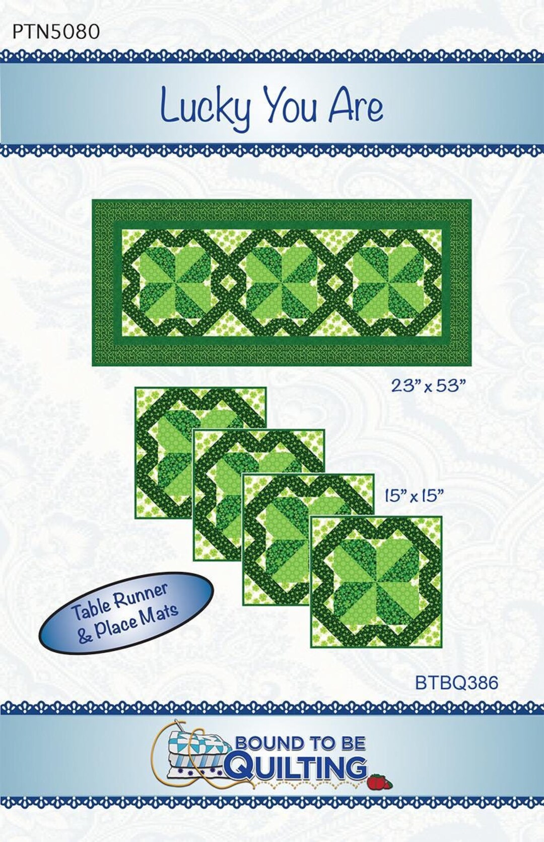 Lucky You Are Quilt Pattern, From Bound to Be Quilting BRAND NEW ...