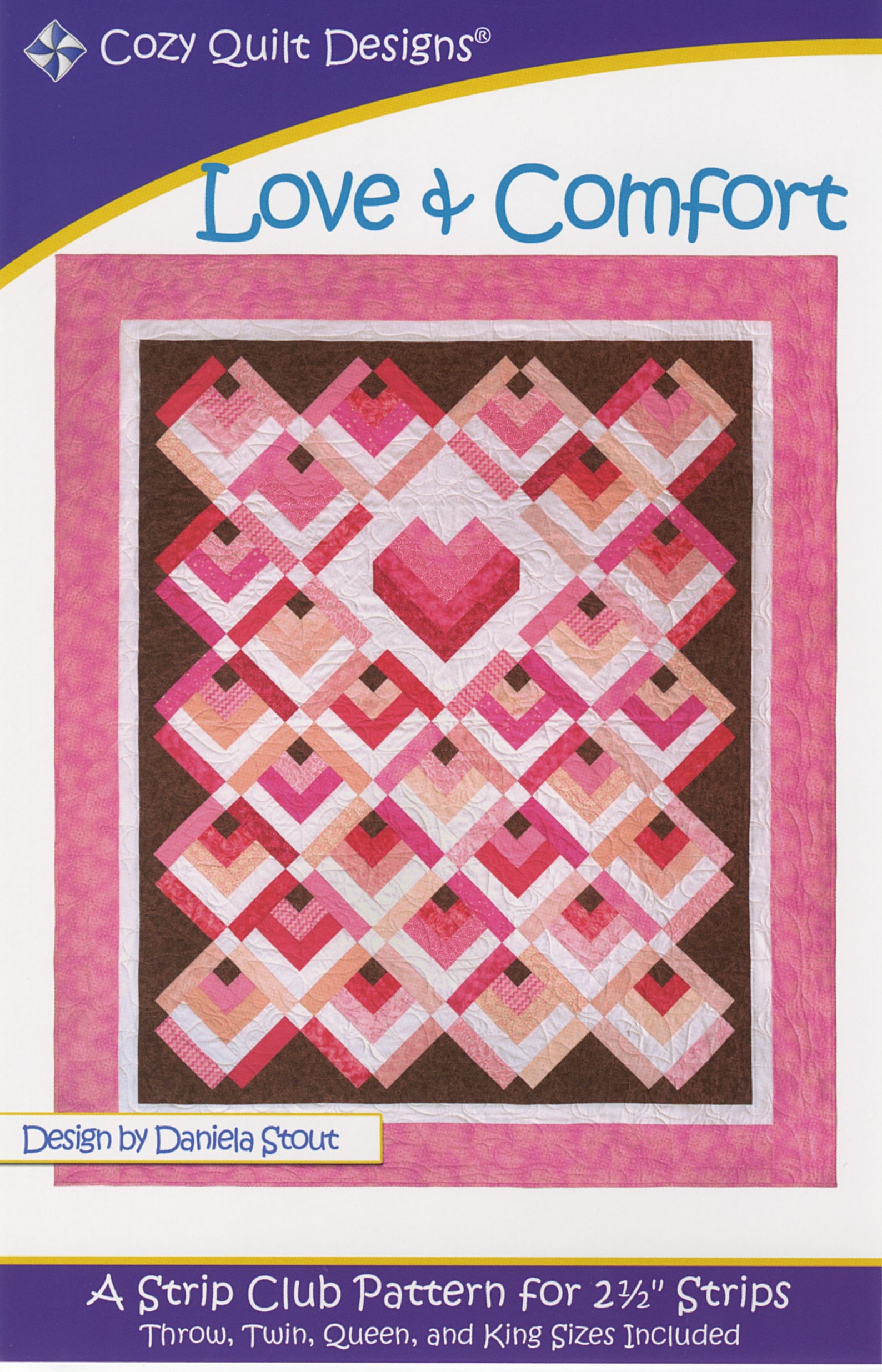 Love and Comfort Quilt Quilting Pattern From Cozy Quilt Designs BRAND ...