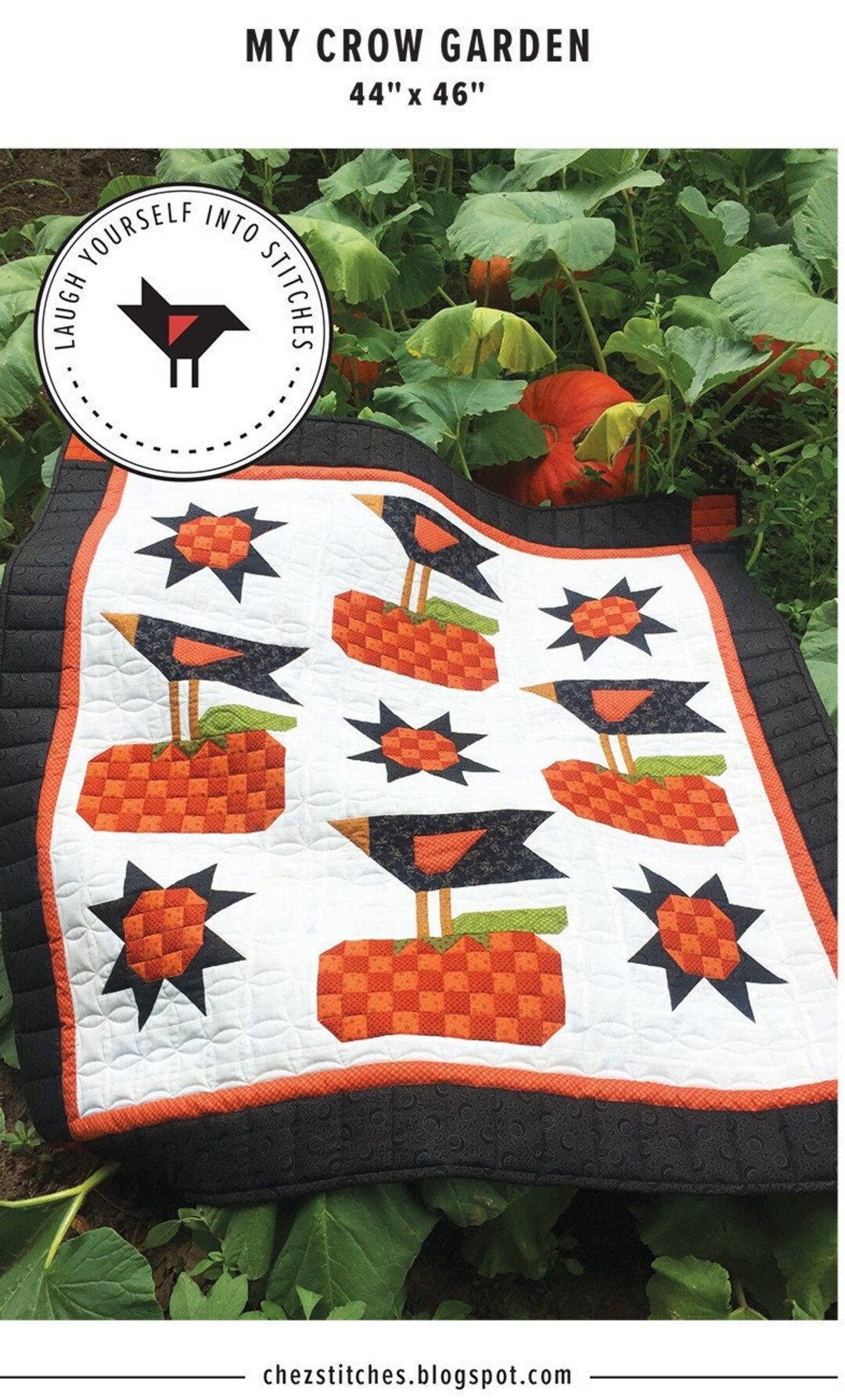 My Crow Garden Quilt Quilting Pattern From Laugh Yourself Into Stitches ...