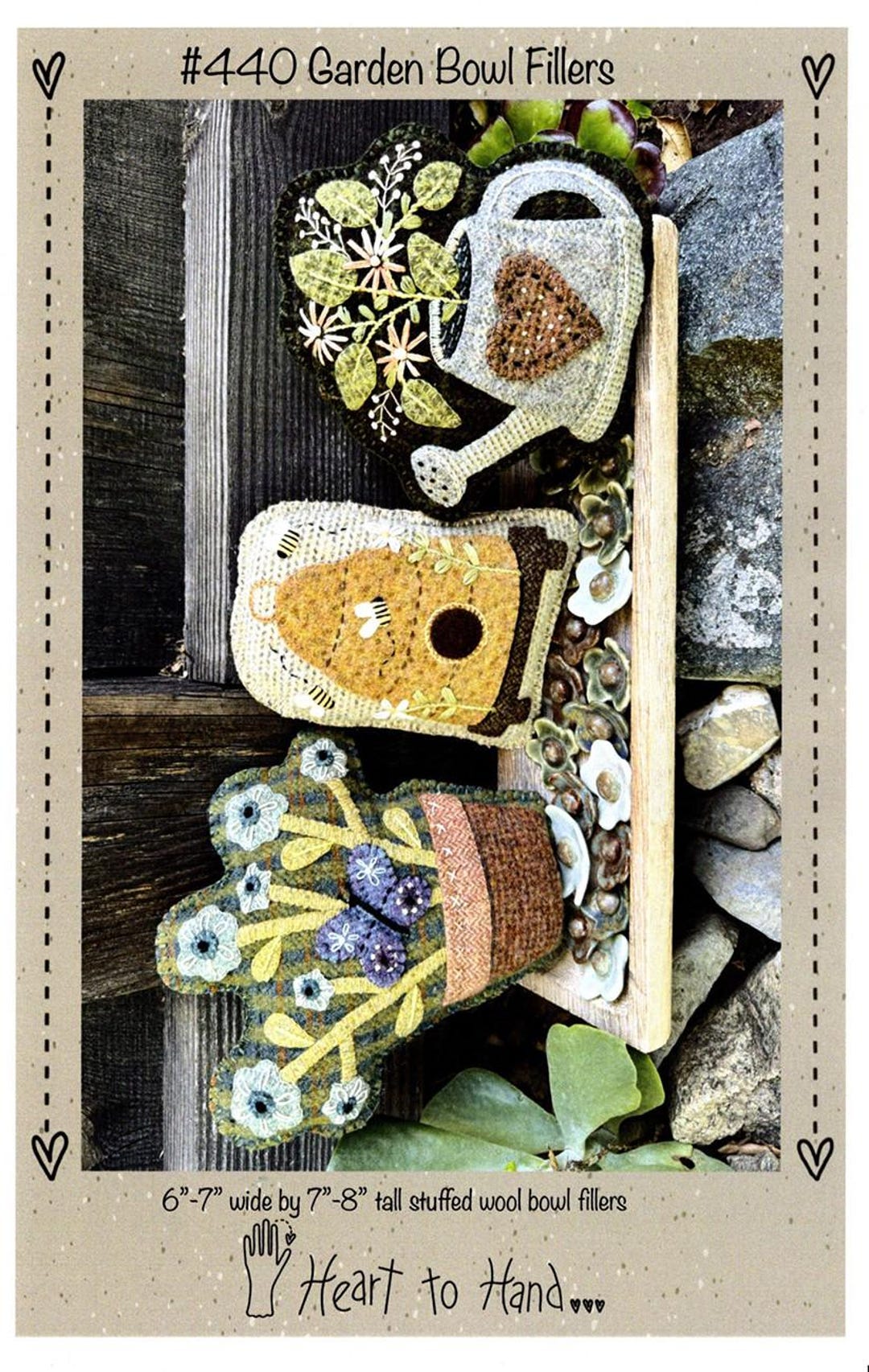 Garden Bowl Fillers Sewing Pattern, From Heart to Hand BRAND NEW ...