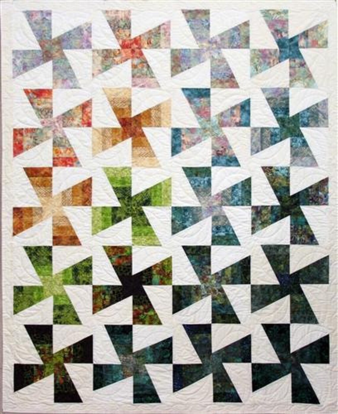 Bali Swirls Quilt Quilting Pattern From Cindi Mccracken - Etsy