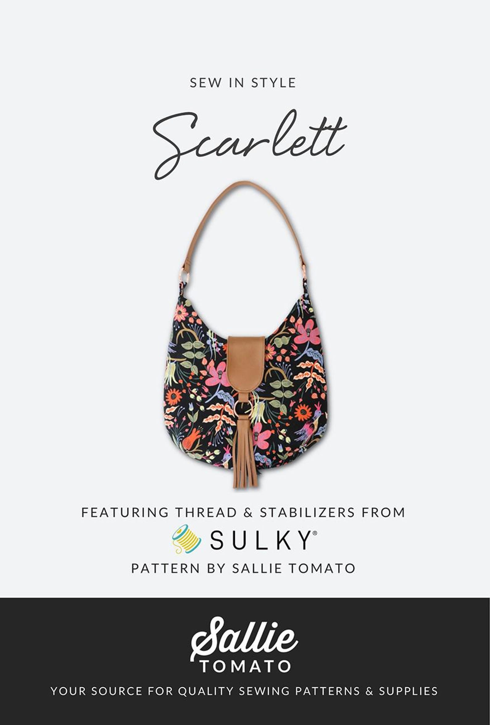 Scarlett Hobo Style Bag Sewing Pattern From Sallie Tomato BRAND NEW ...