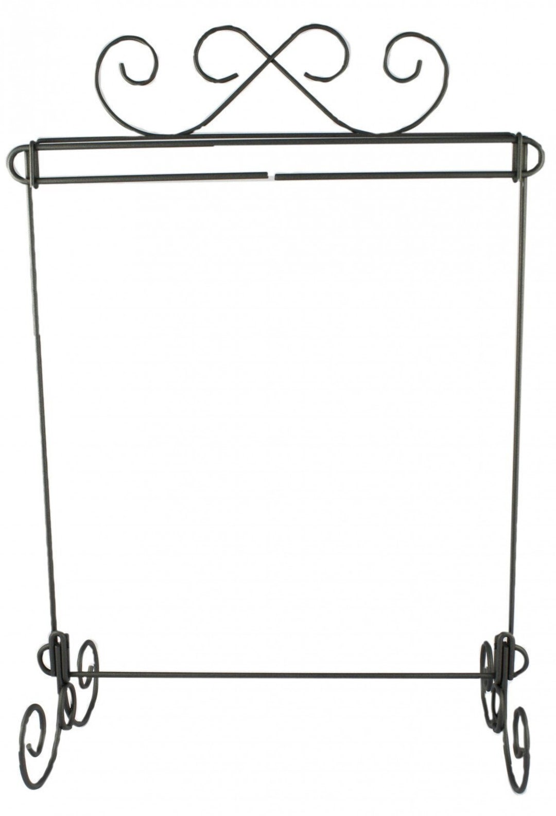 12 Inch X 14 Inch Double Scroll Table Top Display Stand Project Holder ...