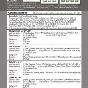 Beanstalk Quilt Quilting Pattern From Robin Pickens Quilt Patterns NEW ...