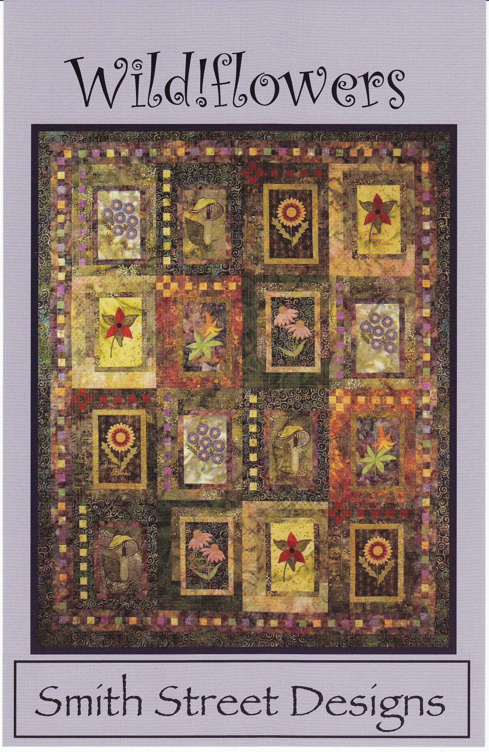 Wild Flowers Quilt Machine Embroidery CD, From Smith Street Designs NEW ...
