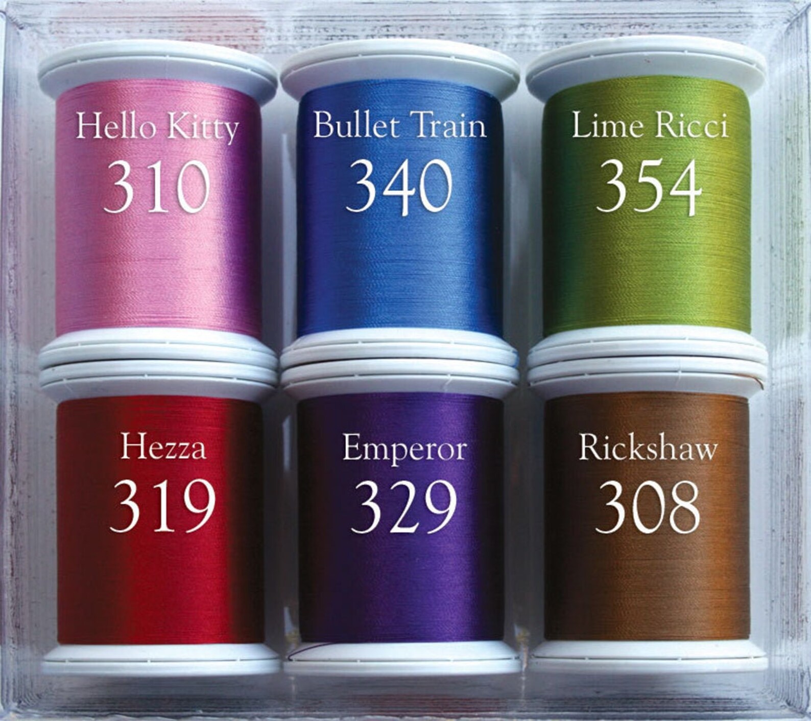 Kimono Silk Thread Set Spring Collection 6 Spools From Superior Threads ...