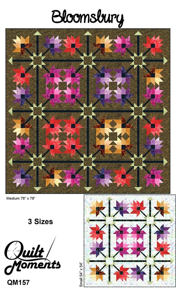Bloomsbury Quilt Quilting Pattern From Quilt Moments BRAND | Etsy
