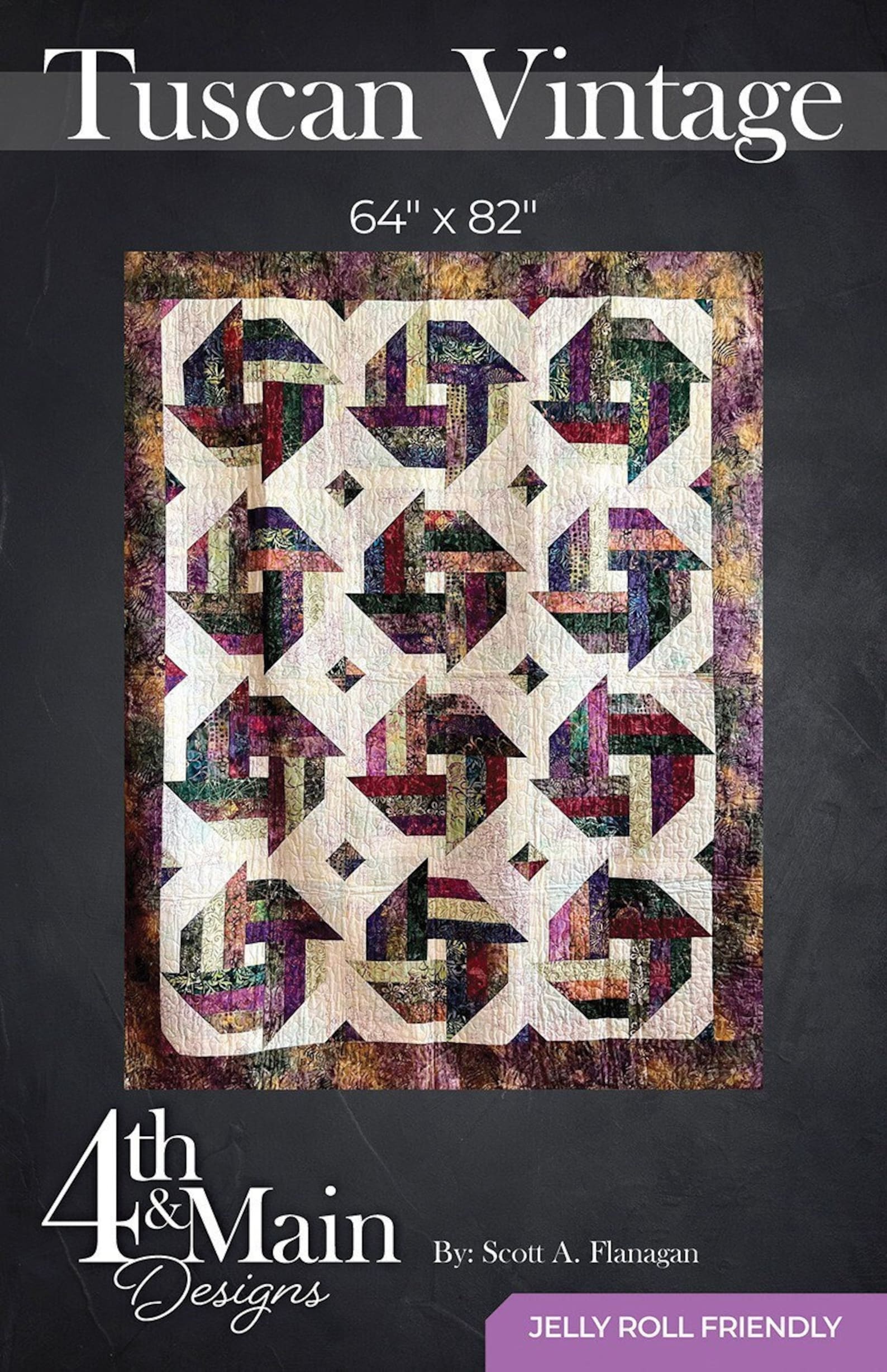 Tuscan Vintage Quilt Quilting Pattern, From 4th and Main BRAND NEW ...
