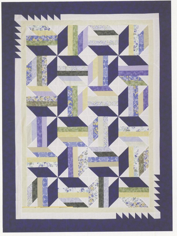 Twirling Quilt Quilting Pattern From Cozy Quilt Designs BRAND - Etsy