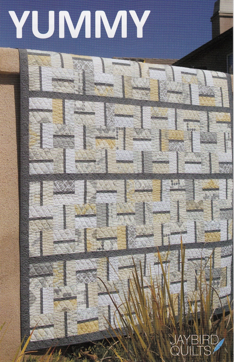 Yummy Pieced Quilt Quilting Pattern From Jaybird Quilts BRAND - Etsy
