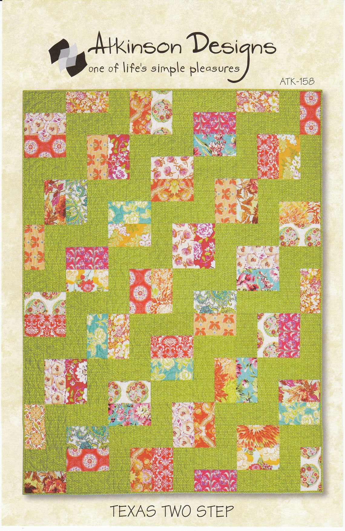 Texas Two Step Quilt Quilting Pattern From Atkinson Designs - Etsy