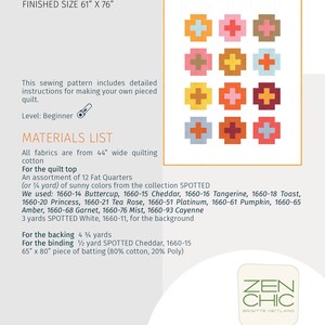 Sunny Days Quilt Quilting Pattern From Zen Chic Patterns BRAND NEW ...