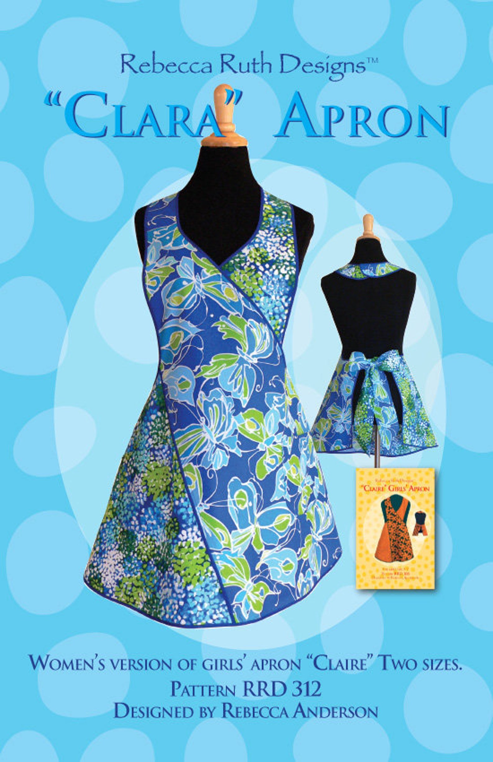 Clara Apron Sewing Pattern From Rebecca Ruth Designs BRAND NEW, Please ...
