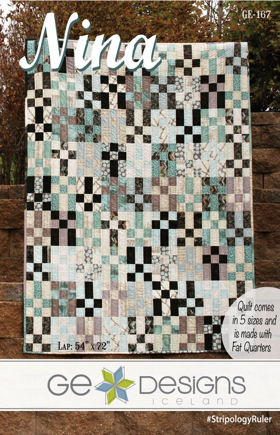 Nina Quilt Pieced Quilting Pattern From G.E. Quilt Designs BRAND NEW ...
