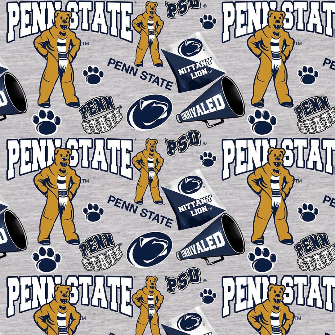 Sold Any Length Penn State University Nittany Lions Football Cotton ...