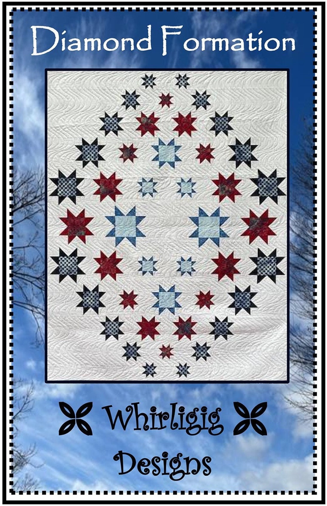 Diamond Formation Quilt Quilting Pattern From Whirligig Designs BRAND ...
