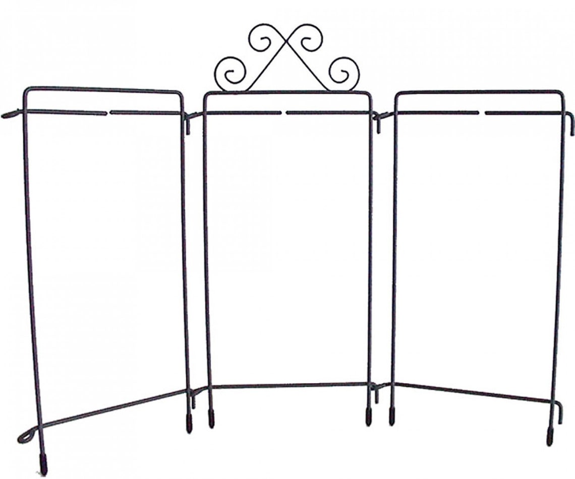 6 Inch X 12 Inch Tri-stand Table Top Display Project Holder, Dark Gray ...