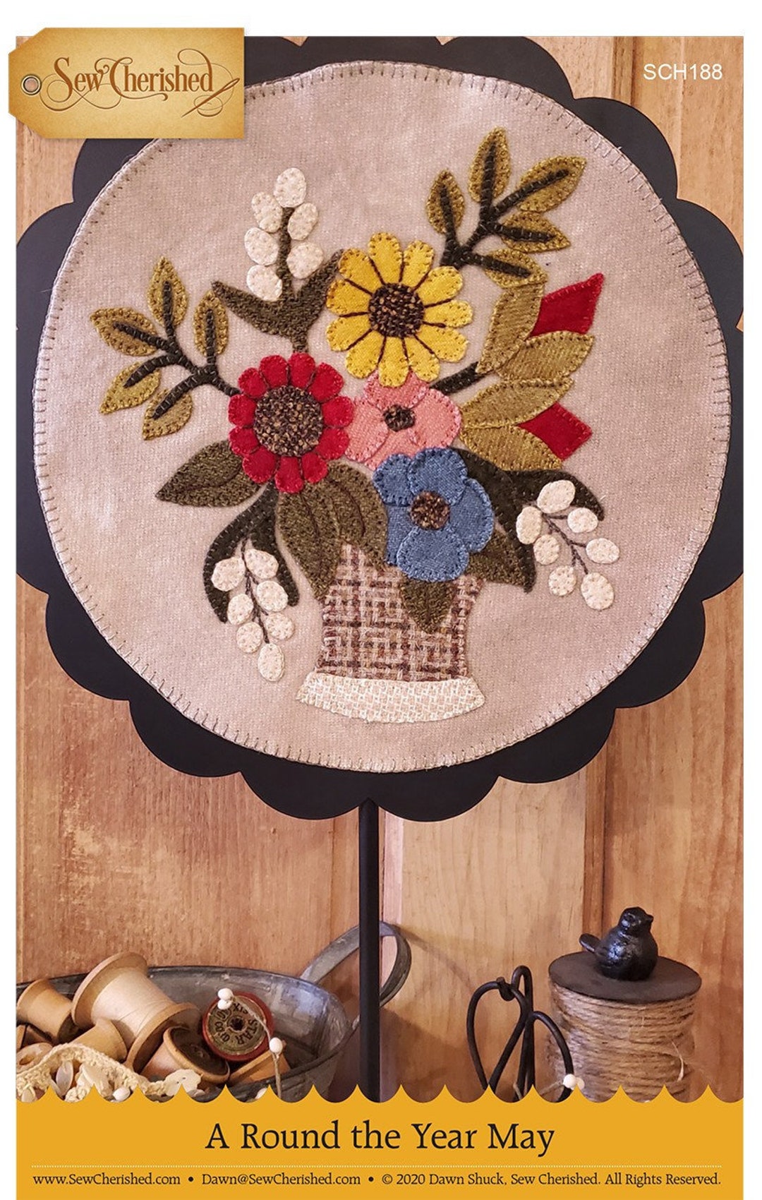 A Round the Year May Wool Sewing Pattern From Sew Cherished Designs NEW ...