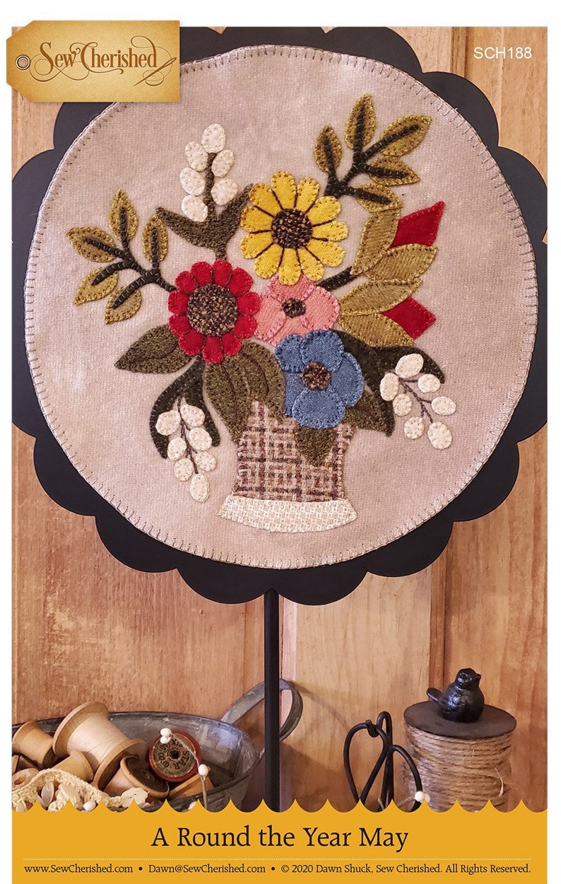 A Round the Year May Wool Sewing Pattern From Sew Cherished Designs NEW ...