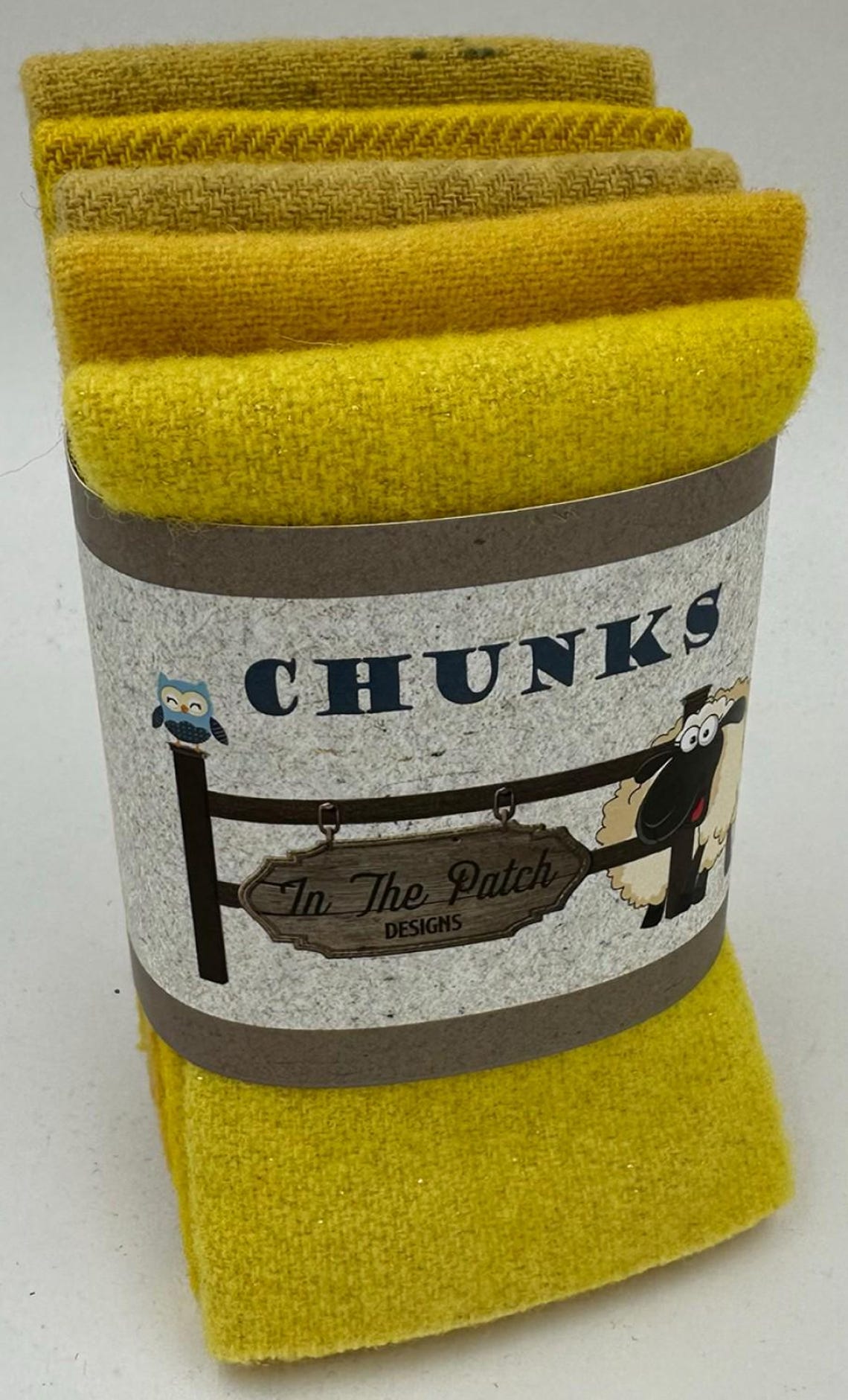 Assorted Wool Chunks, in Packs of 5 Hand Dyed Pieces of Wool, From in ...