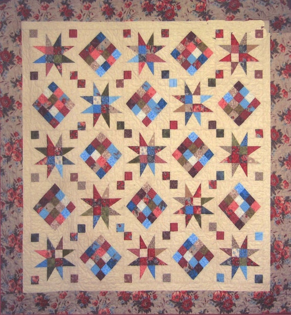 Rising Star Quilt Quilting and Sewing Pattern From Cozy Quilt | Etsy