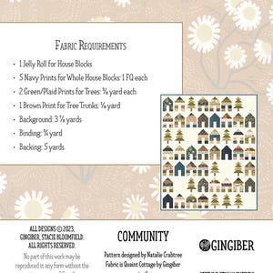 Community Quilt Quilting Pattern, From Gingiber BRAND NEW, Please See ...