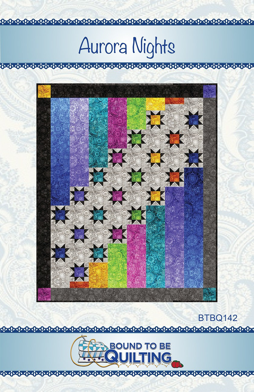 Aurora Nights Quilt Pattern, From Bound to Be Quilting BRAND NEW ...