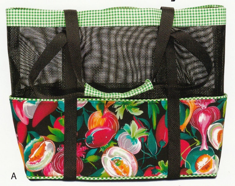 Tote It Screen Play 6, Vinyl Mesh Bag Sewing Pattern, 3 Styles From ...