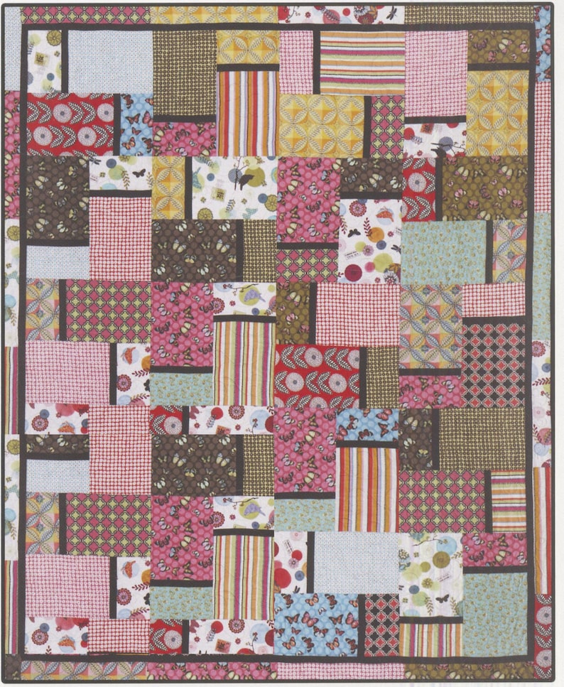 Big and Bold Quilt Quilting Pattern From Cozy Quilt Designs - Etsy