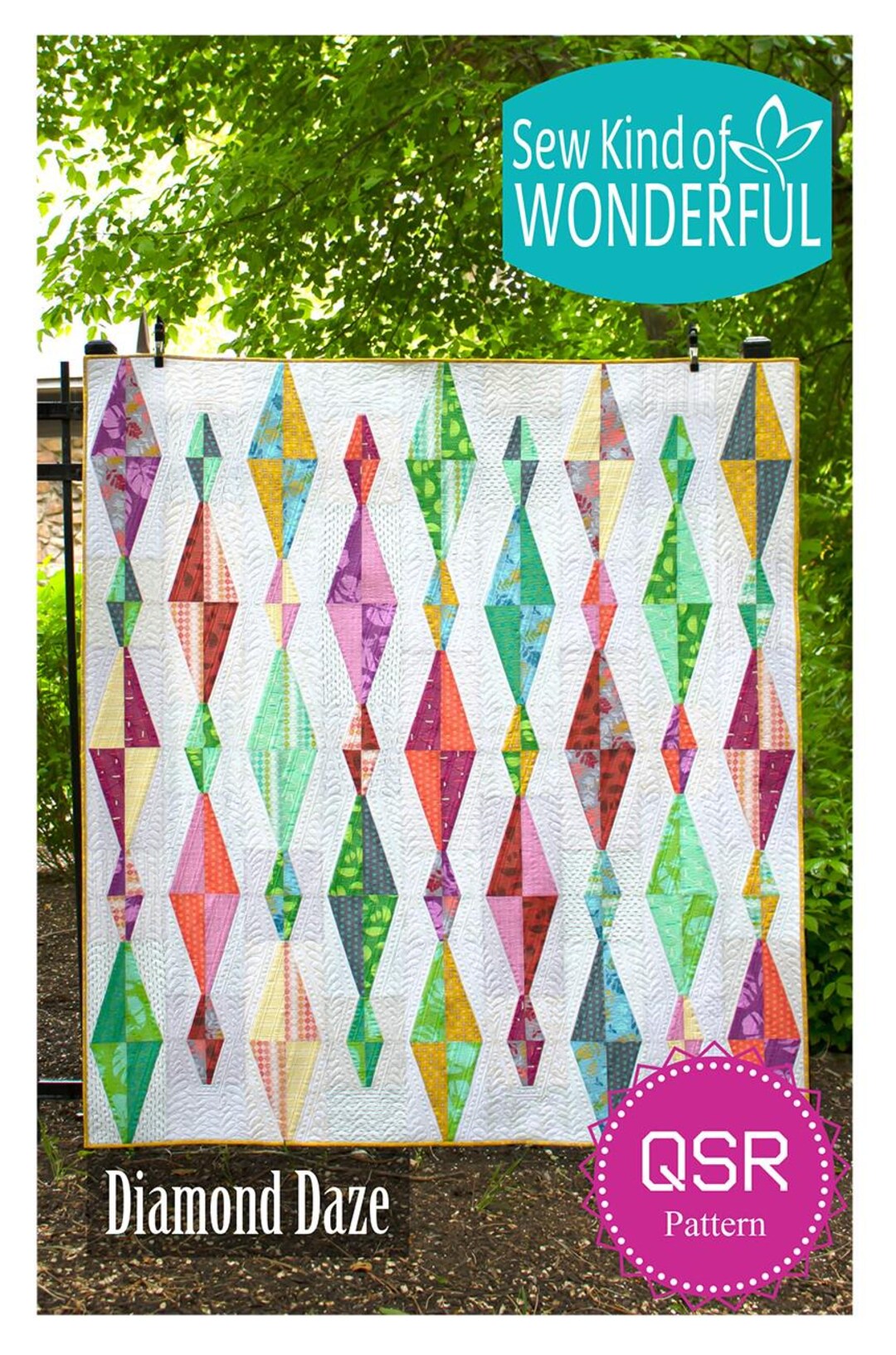 The Diamond Daze Quilt Quilting Pattern From Sew Kind of Wonderful NEW ...