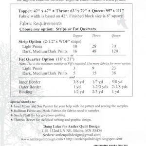 Mysterious Quilt Quilting Pattern, From Antler Quilt Design BRAND NEW ...