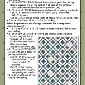 Sunset Road Quilt Quilting Pattern From All Through the Night BRAND NEW ...