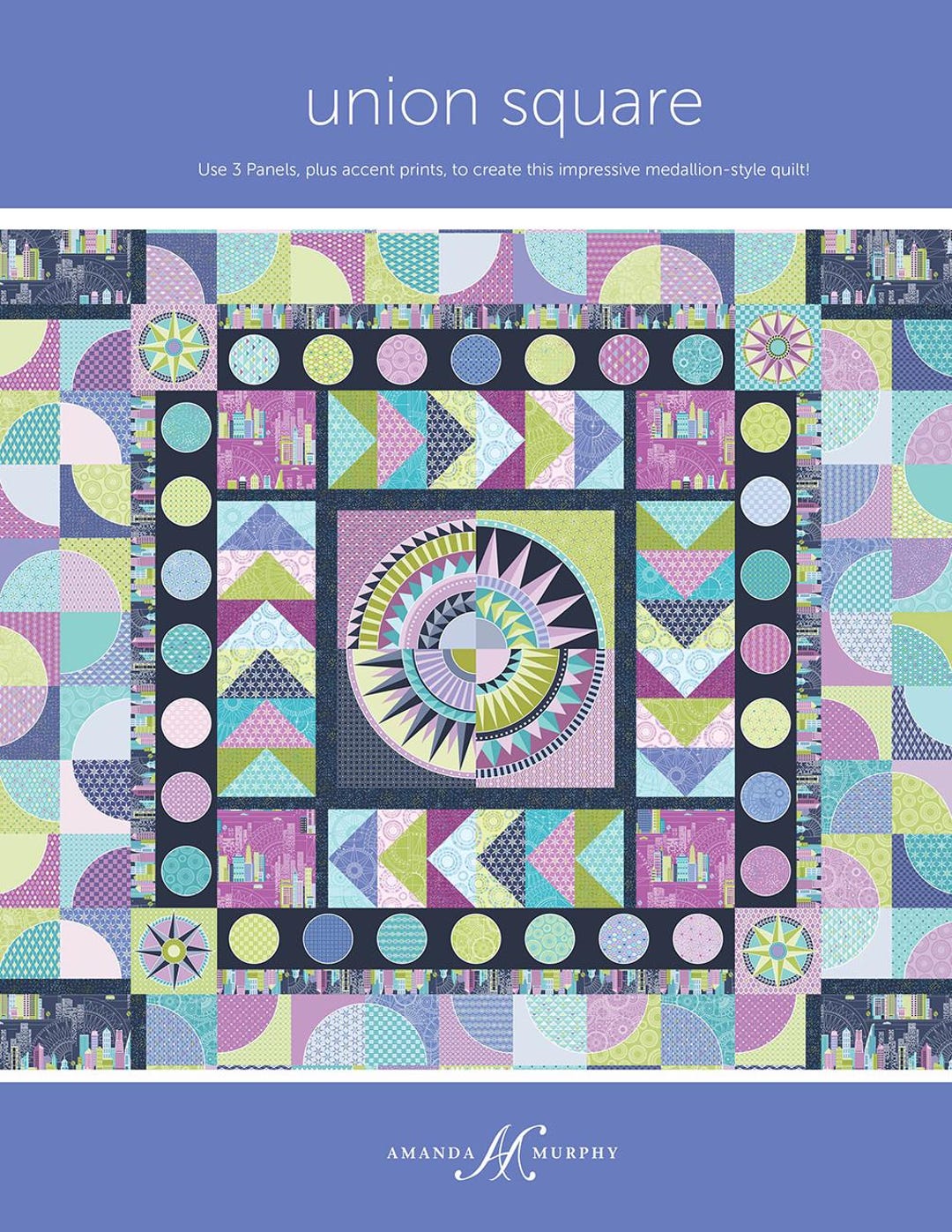 Union Square Quilt Quilting Pattern, From Amanda Murphy Design LLC ...