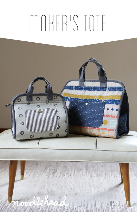 Maker's Tote Bag Purse Sewing Pattern From Noodlehead - Etsy