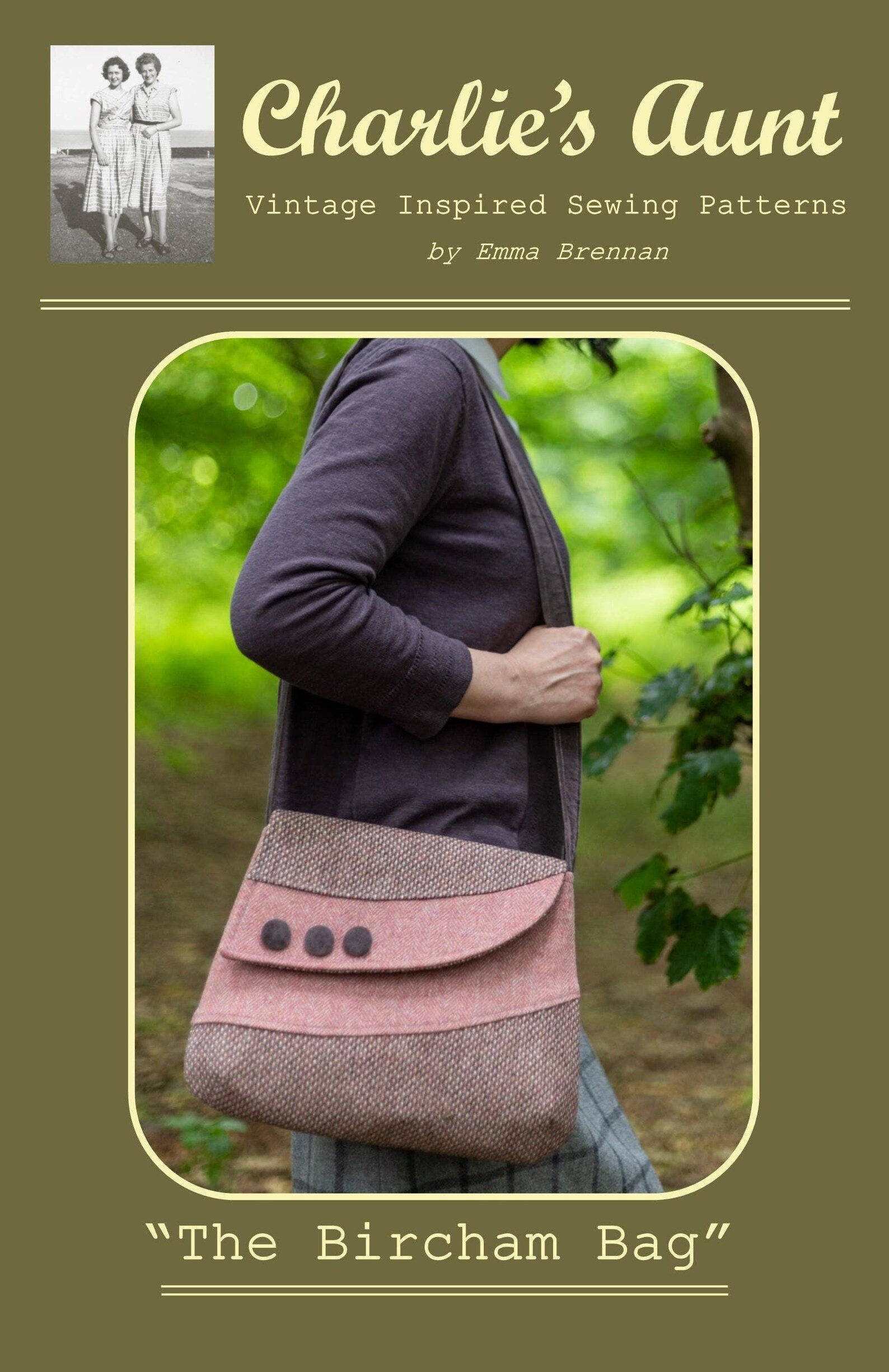 The Bircham Bag Purse Sewing Pattern, From Charlie's Aunt Patterns ...