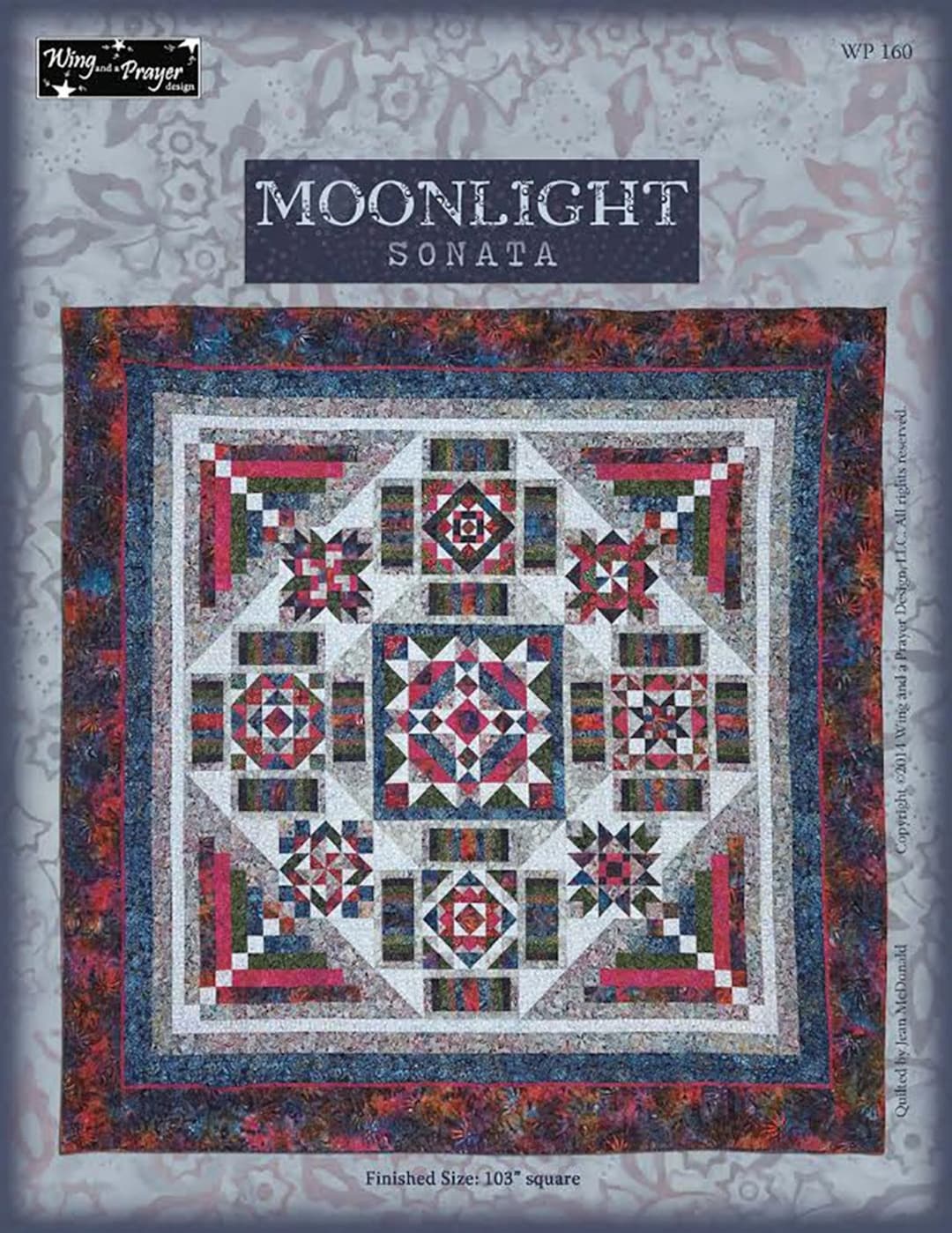 Moonlight Sonata Quilt Quilting Pattern From Wing and A Prayer Design ...