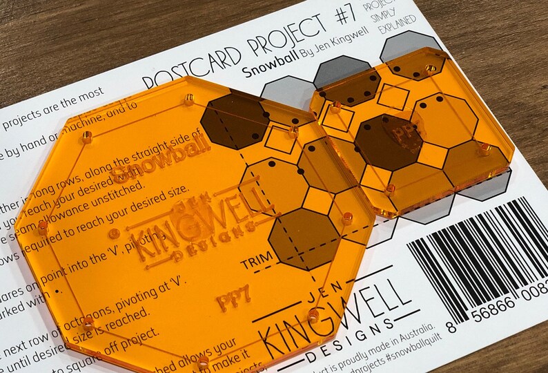 Snowball Quilt Postcard Project No. 7 Pattern From Jen Kingwell Designs ...