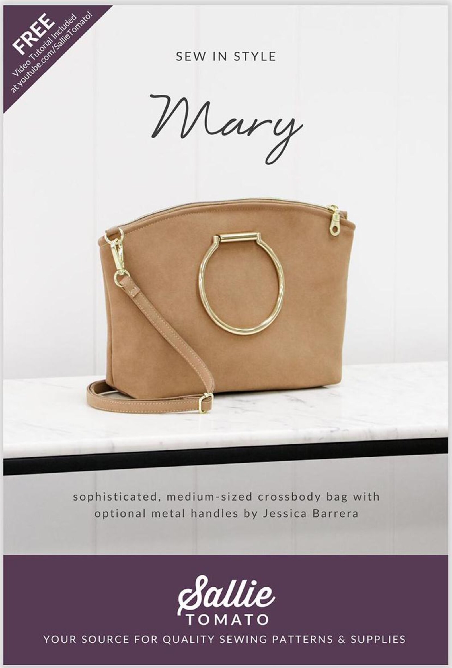Mary Crossbody Bag Sewing Pattern From Sallie Tomato BRAND NEW, Please ...