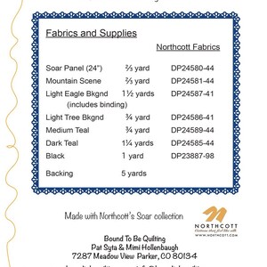 Cliffside View Quilt Pattern, From Bound to Be Quilting BRAND NEW ...