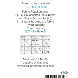 QCR- Mini Citrus Quilt, A Pieced Quilting Pattern by Sew Kind of ...